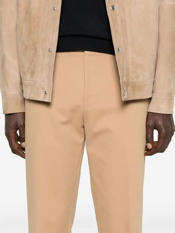 BOSS Pressed-crease Trousers - Neutrals