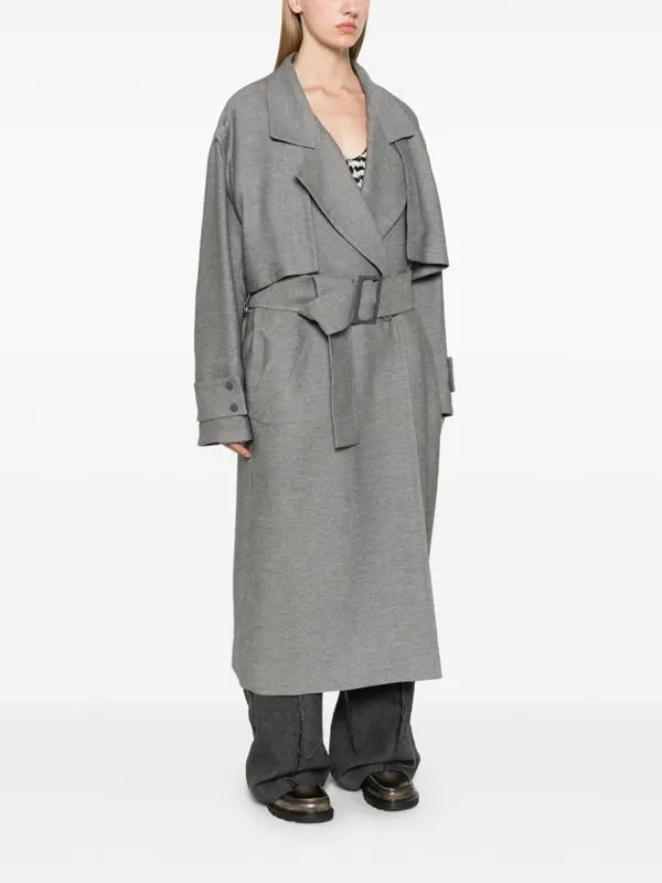 JW Anderson Longline Trench Coat - Grey