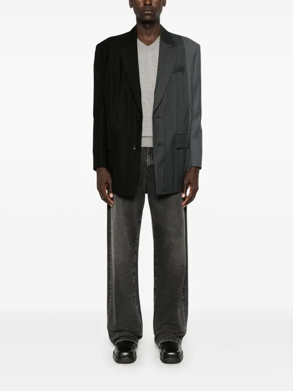 Colombo V-neck Pullover - Grey