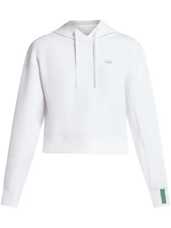 Lacoste Cropped Hooded Sweatshirt