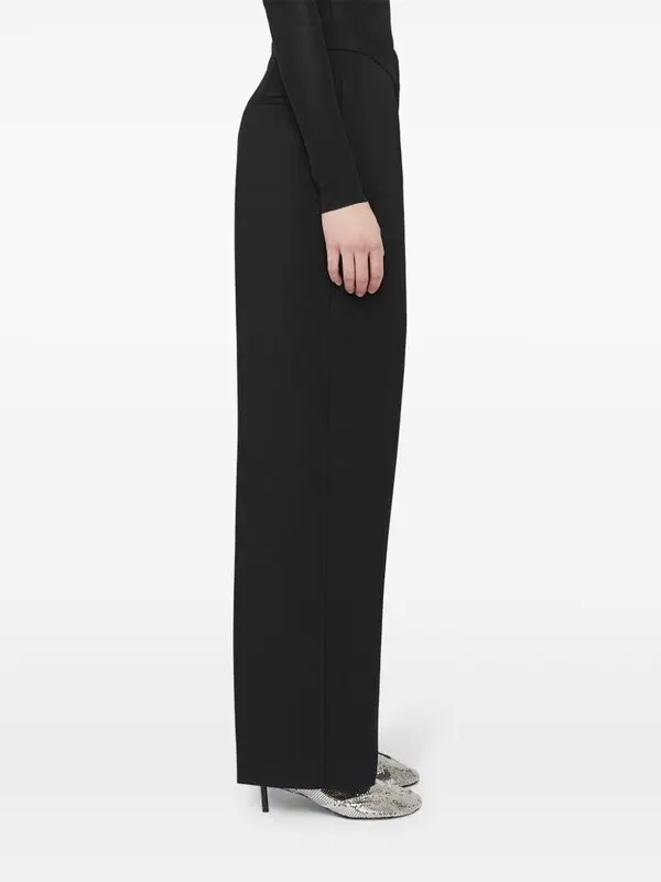 JIL SANDER Tailored Wool Trousers - Black