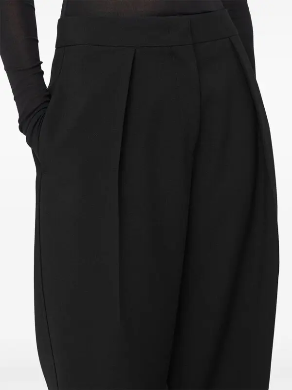 JIL SANDER Tailored Wool Trousers - Black