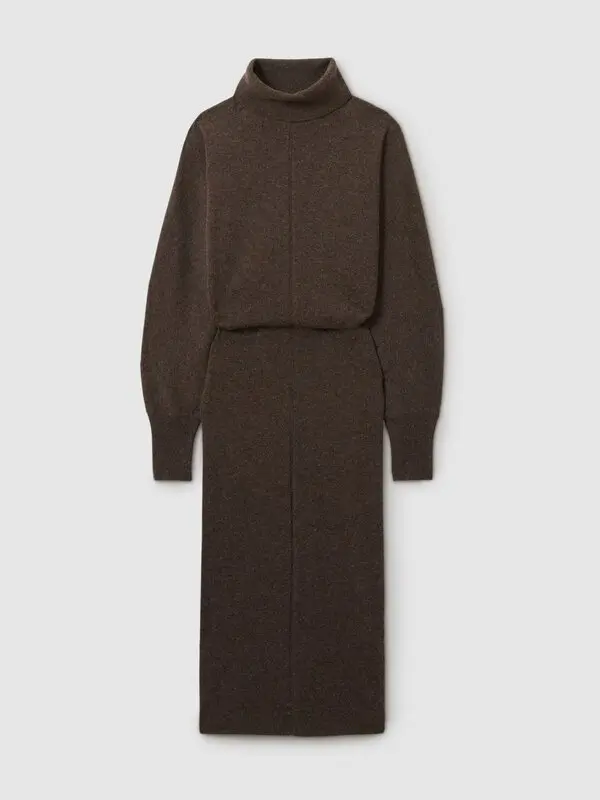 REISS Winslet Petite Jumper Dress With Wool And Cashmere