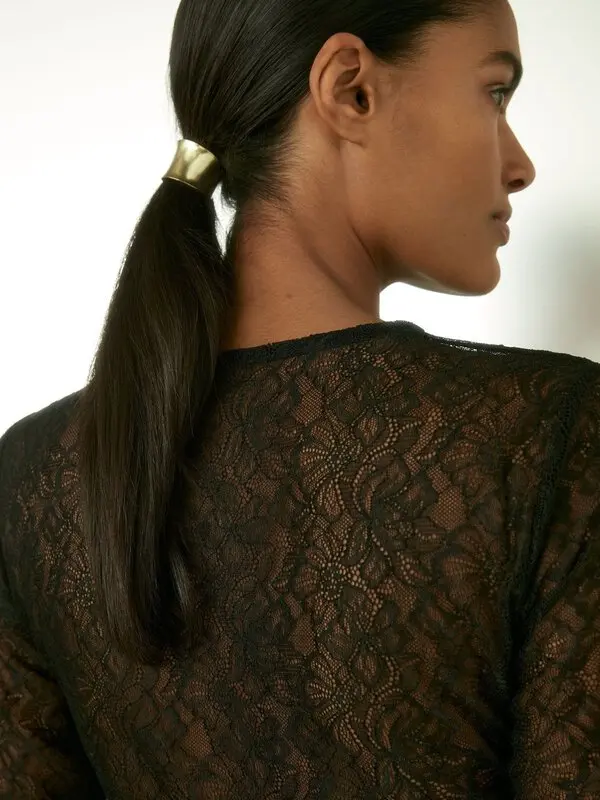 REISS Bernice Lace Bodysuit