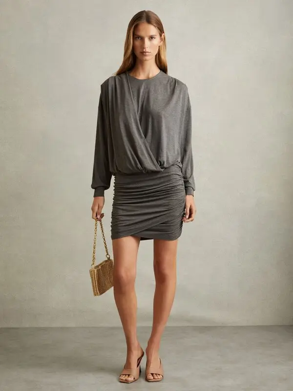 REISS Xia Jersey Mini Dress