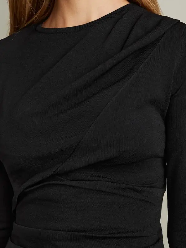 REISS Rue Draped Front Top