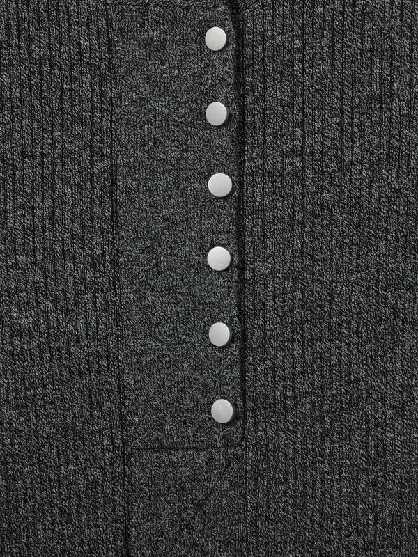 REISS Sandy Ribbed Wool-blend Midi Dress