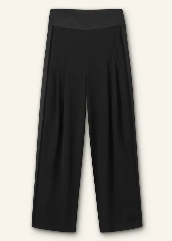 ME+EM Tapered Fluid-leg Tux Trousers