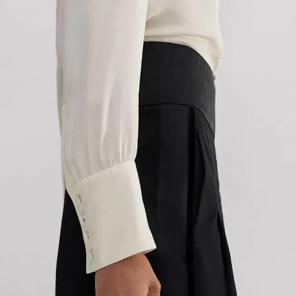 ME+EM Tapered Fluid-leg Tux Trousers