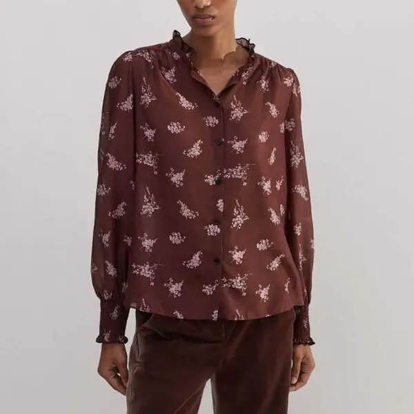 ME+EM Velvet Kick Flare Trousers