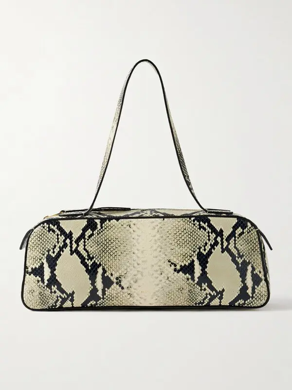 Khaite Simona Snake-effect Shoulder Bag