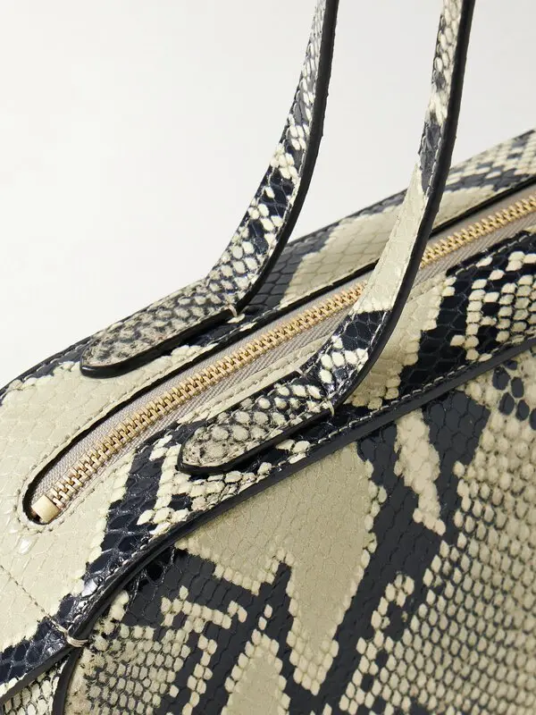 Khaite Simona Snake-effect Shoulder Bag