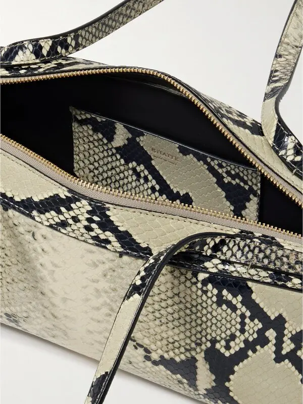 Khaite Simona Snake-effect Shoulder Bag
