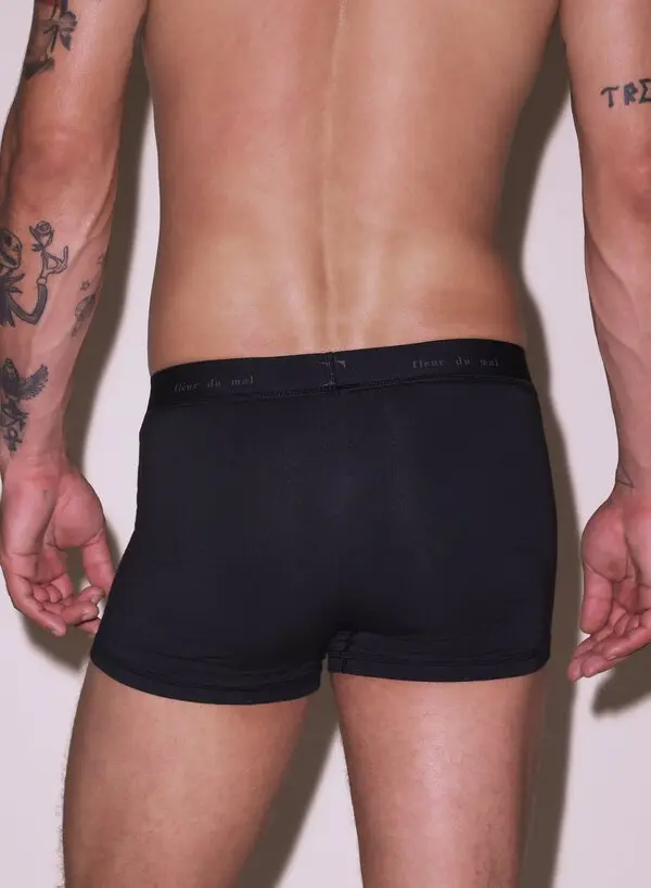 FLEUR DU MAL Boxer Brief - Black
