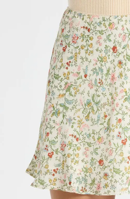 REFORMATION Brandy Mini Skirt - Gardener