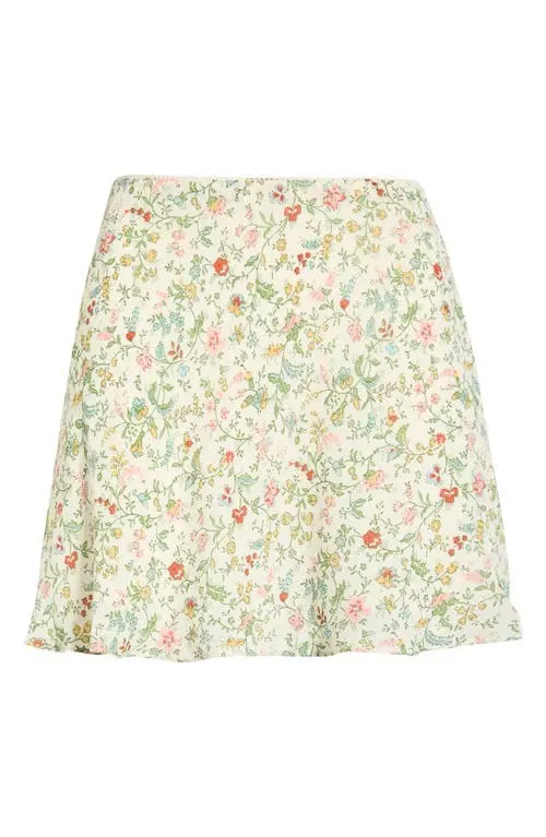 REFORMATION Brandy Mini Skirt - Gardener