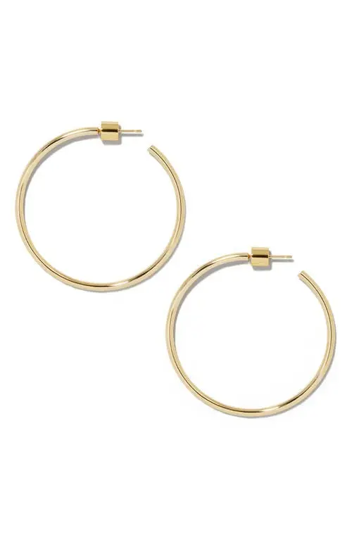JENNIFER FISHER Thread Baby Hoops - Gold