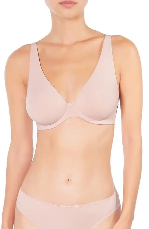HUIT Forever Skin Underwire Triangle Bra - Blush