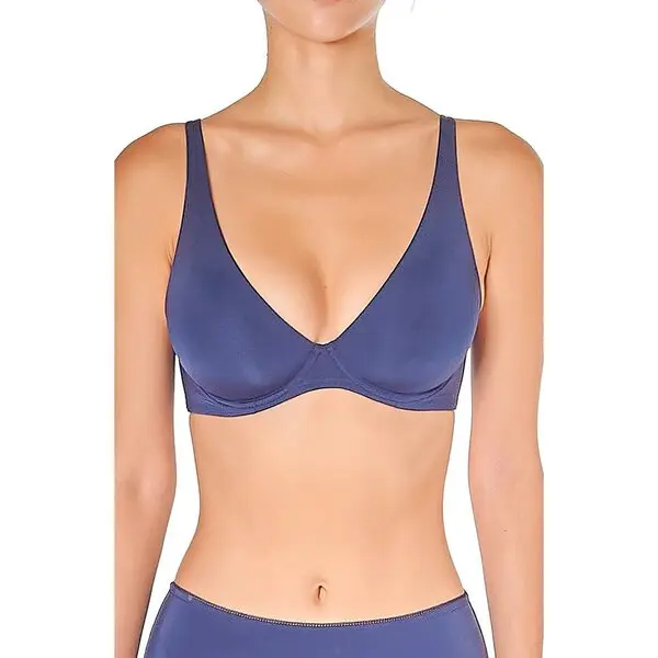 HUIT Forever Skin Underwire Triangle Bra - Navy