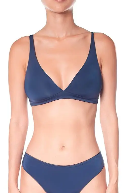 HUIT Forever Skin Triangle Bralette - Navy