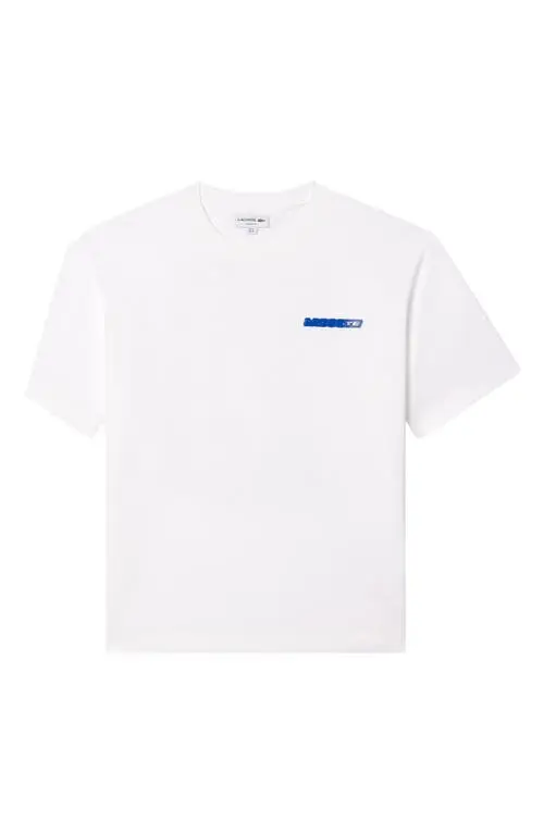 Lacoste Relaxed Graphic T-shirt - White