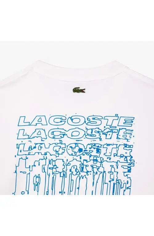 Lacoste Relaxed Graphic T-shirt - White