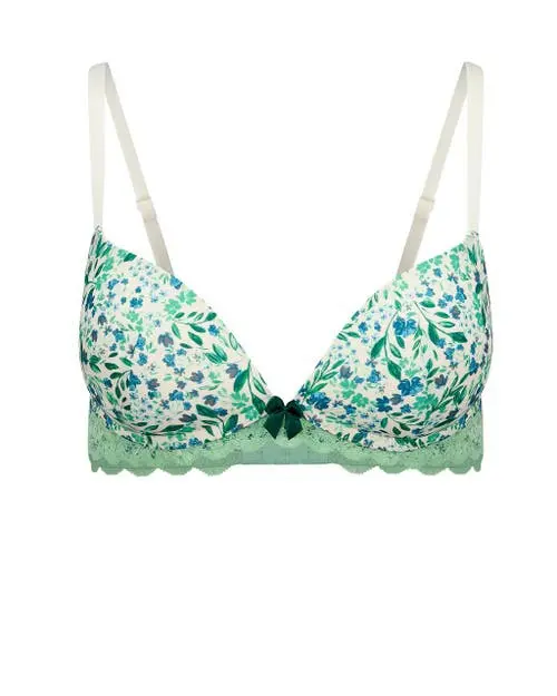 ADORE ME Shea Push Up Plunge Bra - Open White