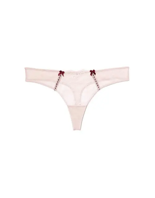 ADORE ME Yara Thong Panties - Medium Beige