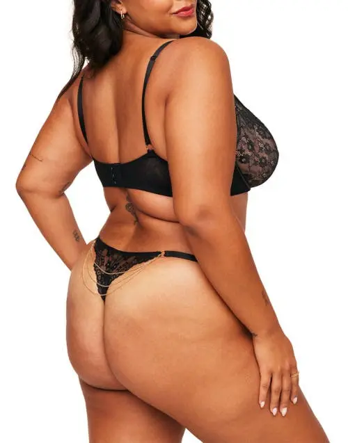 ADORE ME Elyza Thong Panties - Black