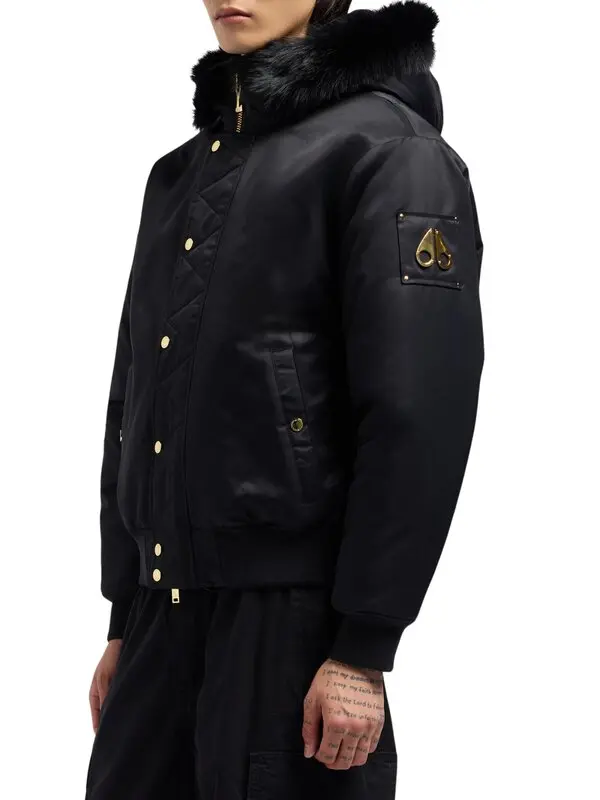 Moose Knuckles Denali Gold Bomber Jacket