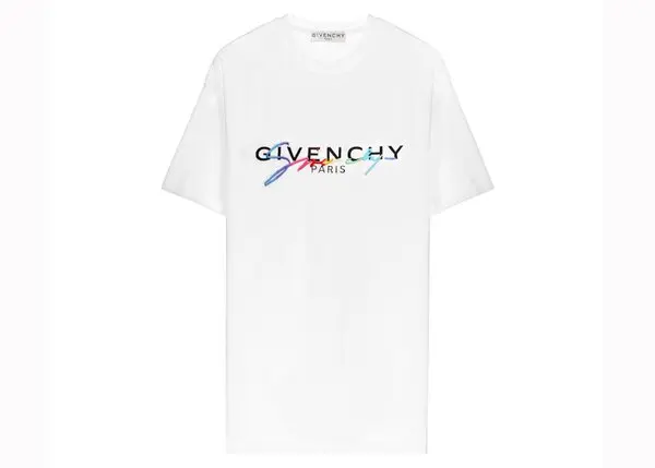 Givenchy Paris Embroidered Logo T-shirt