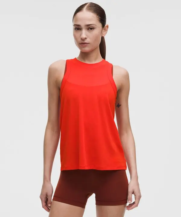 Lululemon Jersey Training Tank Top - Cherry Ember