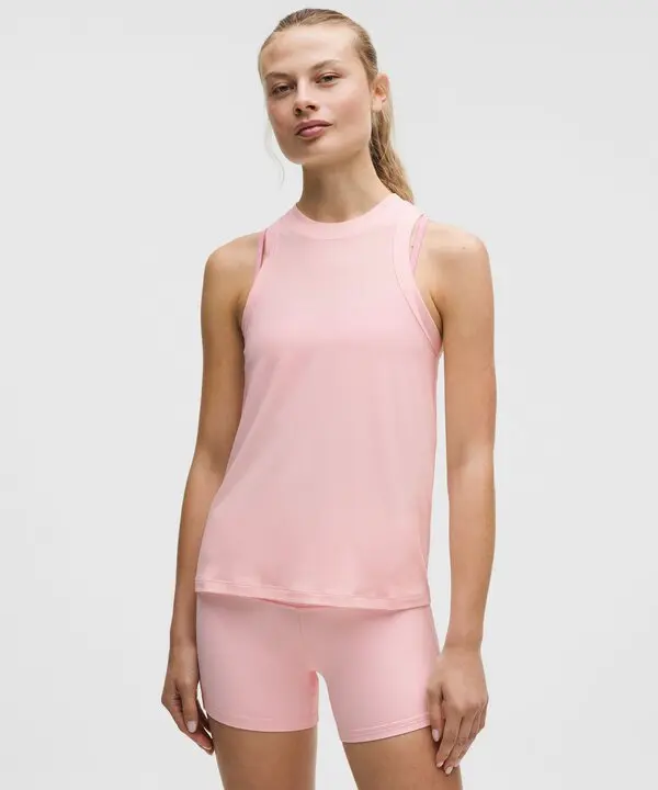 Lululemon Jersey Training Tank Top - Pink Pearl