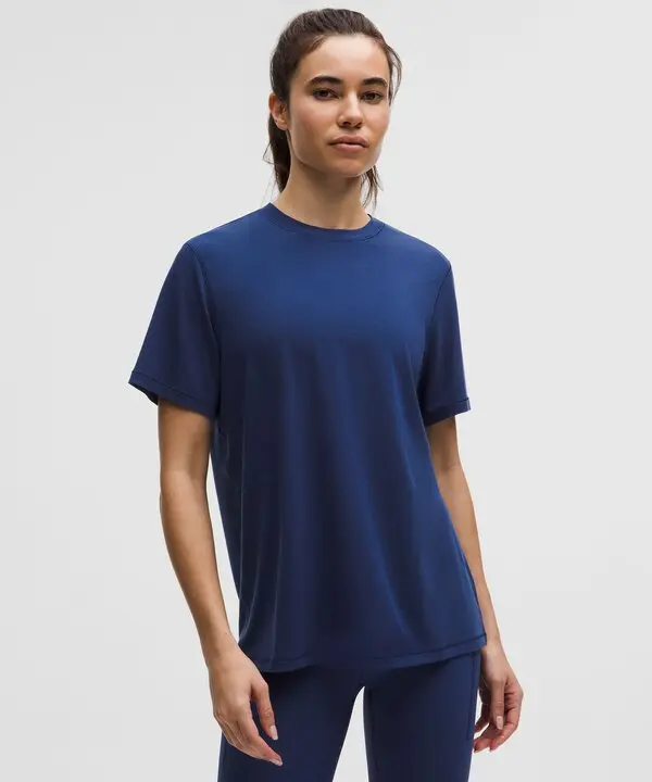 Lululemon Jersey Training Short-sleeve Shirt - Clubhouse Blue