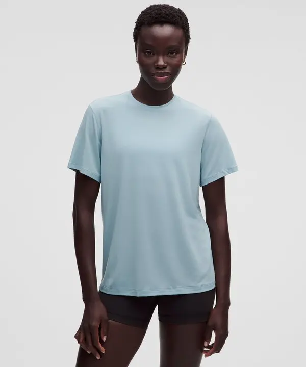 Lululemon Jersey Training Short-sleeve Shirt - Seafoam