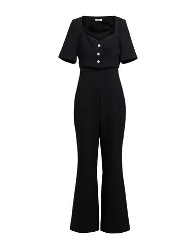 Sandro Tweed Jumpsuit - Black
