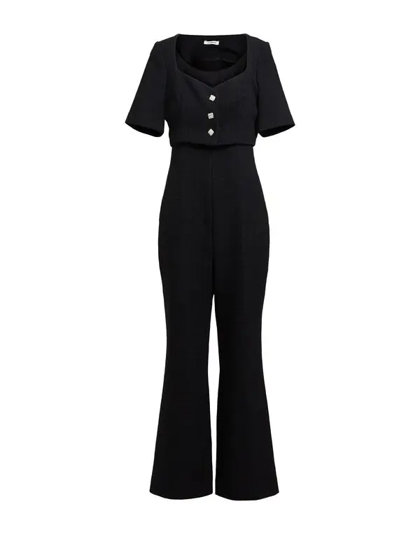 Sandro Tweed Jumpsuit