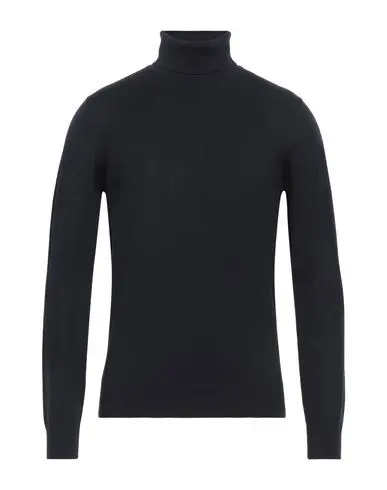 Alpha Studio Light Merino Wool Turtleneck - Blue