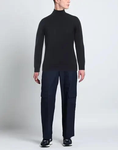 Alpha Studio Light Merino Wool Turtleneck - Blue