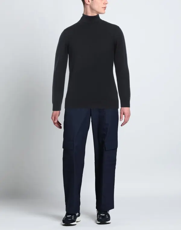 Alpha Studio Light Merino Wool Turtleneck - Blue