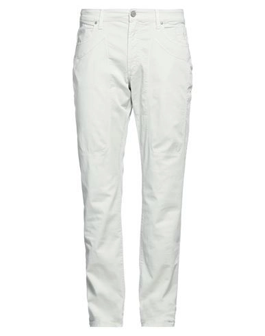 JECKERSON Tapered Leg Twill Pants - Light Grey