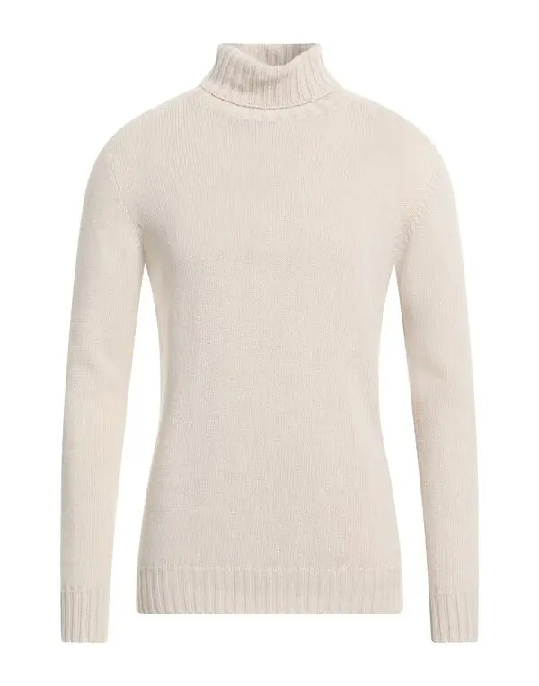 Alpha Studio Turtleneck Knit Top - Beige