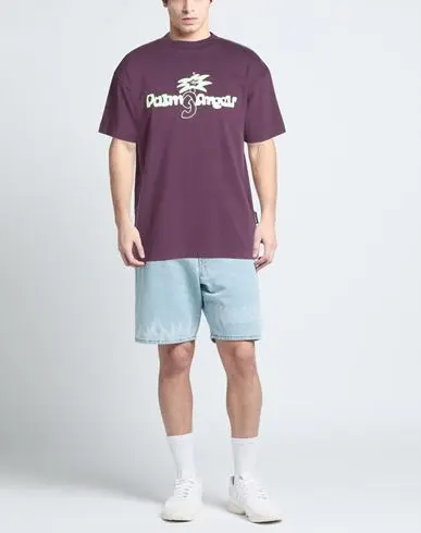 Palm Angels T-shirt Plum Size Cotton