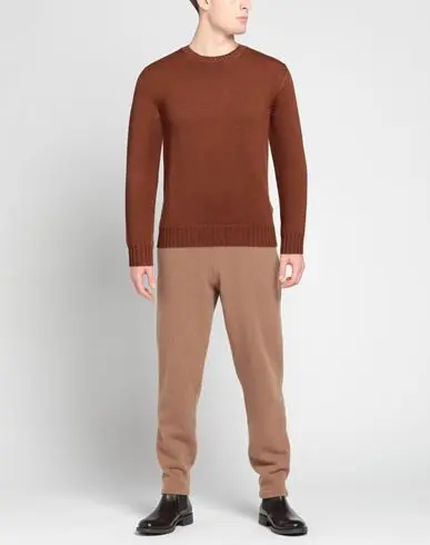 Alpha Studio Merino Wool Sweater - Brown