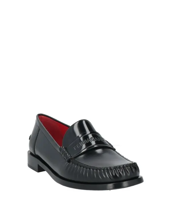FERRAGAMO Calfskin Loafers - Black