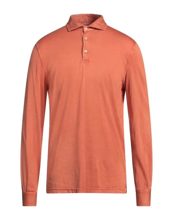 Fedeli Polo Shirt Size Organic Cotton - Orange
