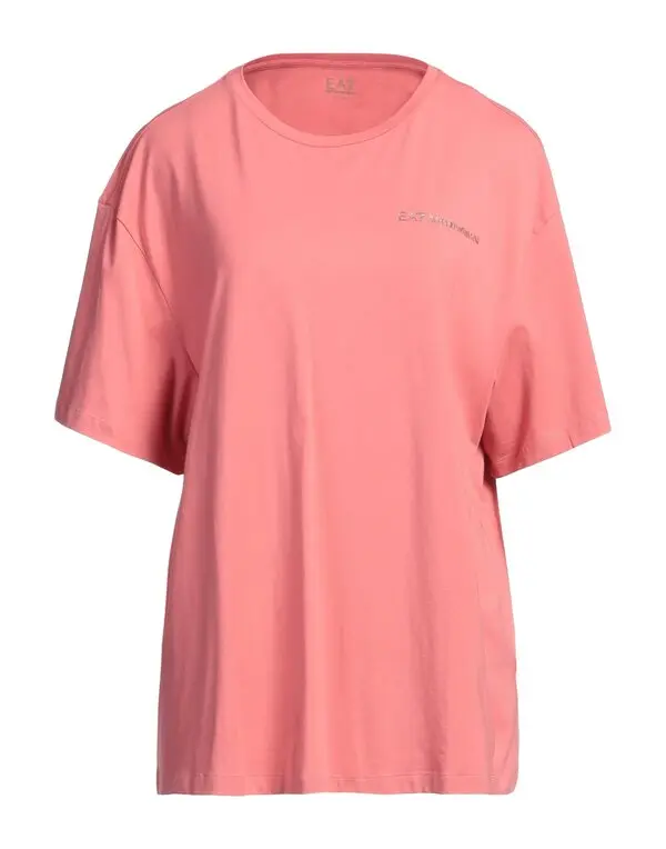 EA7 Logo-print T-shirt - Pink
