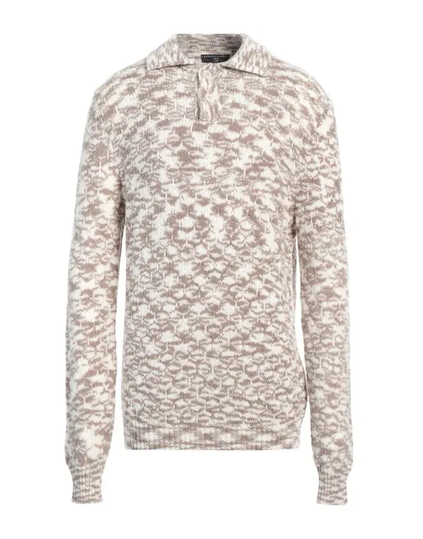 DANIELE FIESOLI Merino Wool Blend Two-tone Sweater