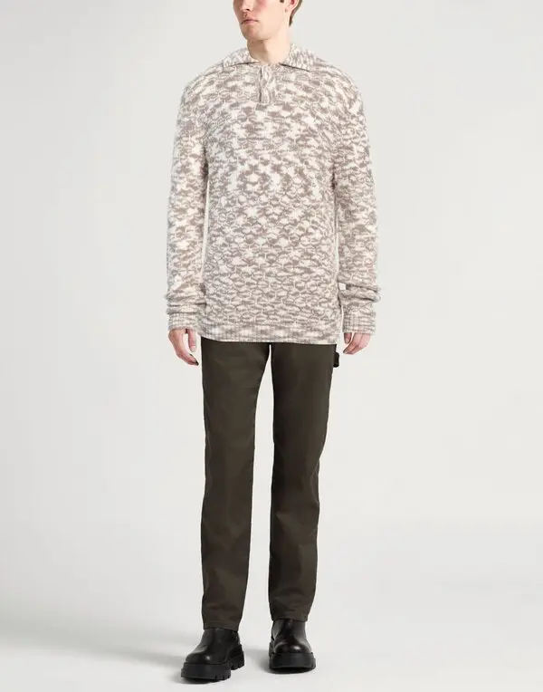 DANIELE FIESOLI Merino Wool Blend Two-tone Sweater