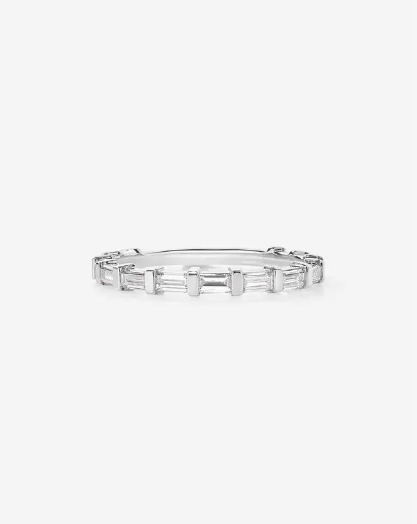 Ring Concierge Baguette Diamond Band - Platinum